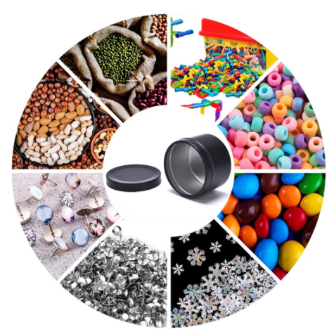 Custom solid color candle tins