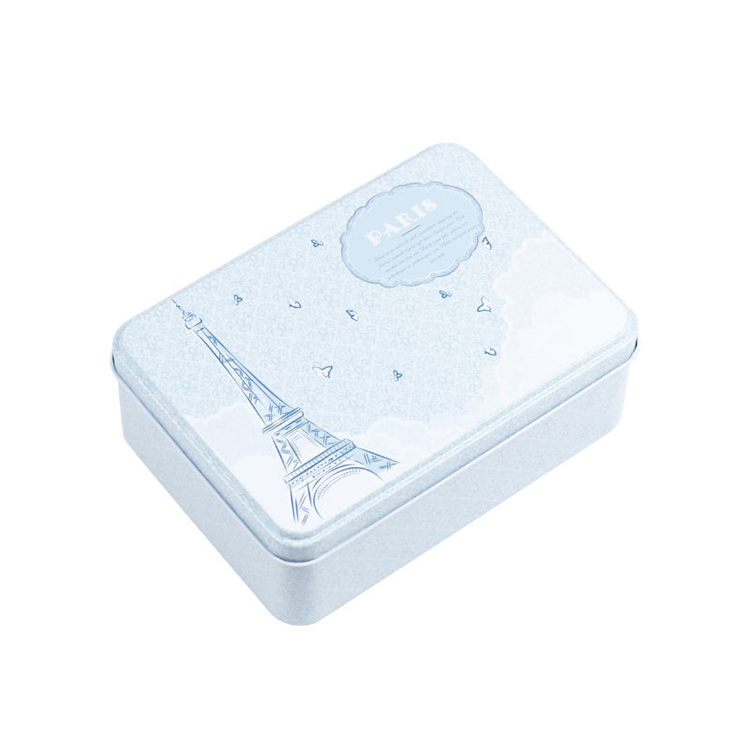 Rectangular chocolate tin